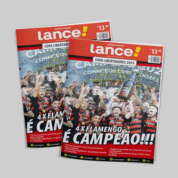 Revista Poster Lance! Brasileirão e Tetra Campeonato da Libertadores ...