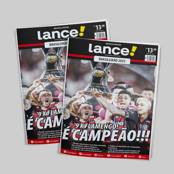 Revista Poster Lance! Brasileirão e Tetra Campeonato da Libertadores ...
