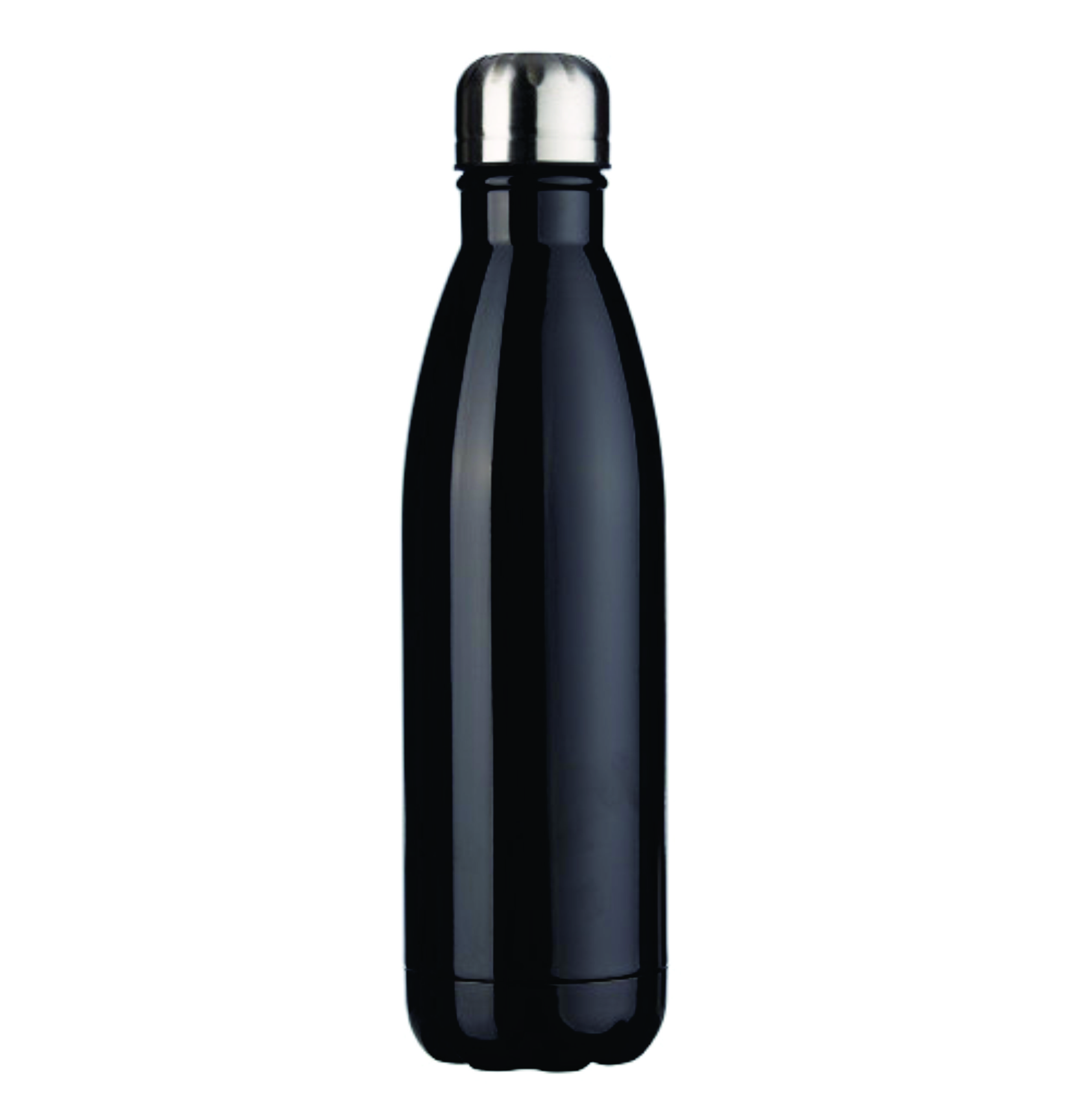 KIT Garrafa Inox Preta 750ml Personalizado (R$ 25,00 - p/50un.) 27,50x7 ...